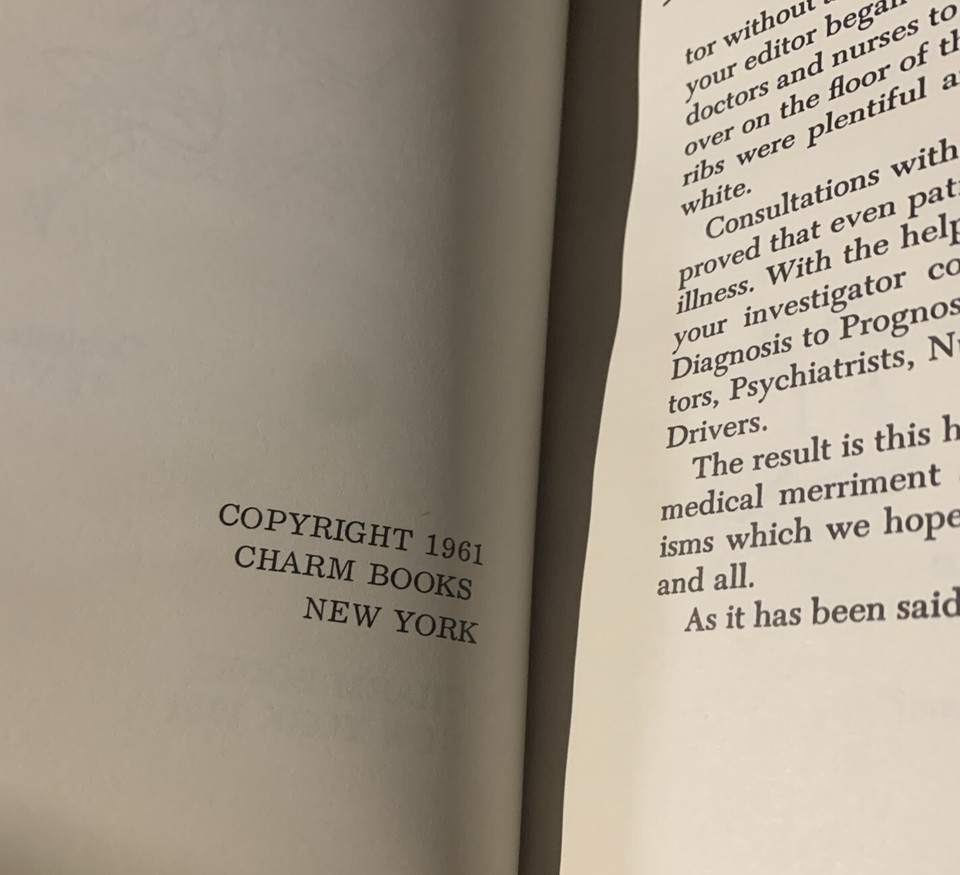 What's Up Doc? Charm Books 1961 by Revilo Snivib - Hanging Risque Joke ...