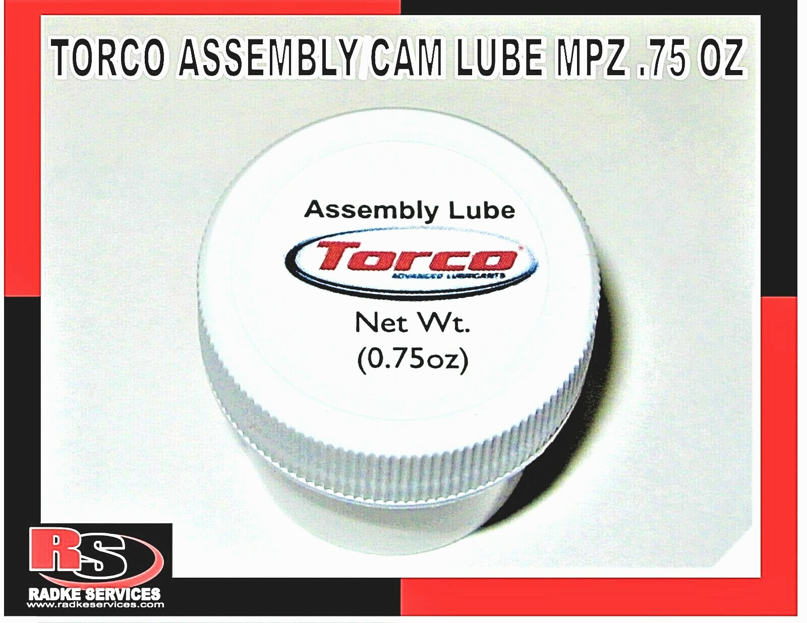 TORCO MPZ Engine Cam Assembly Lube Lubricant 0.75 oz Jar From Radke ...