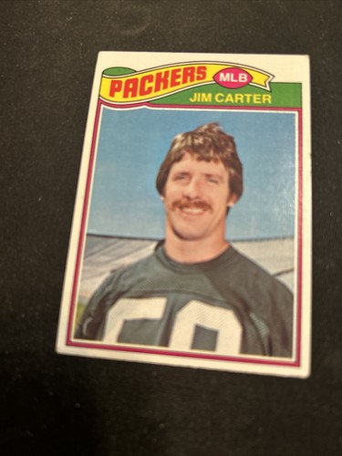 1977 Topps Football Card #287 Jim Carter Green Bay Packers VgEx Free ...