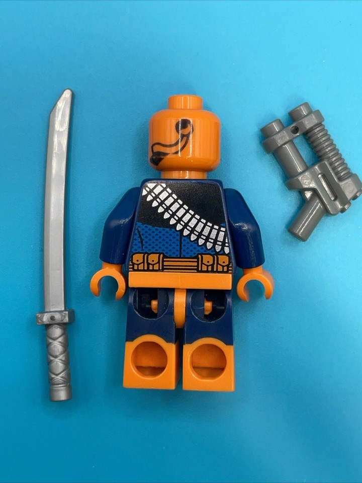 Lego DC Super Heroes Deathstroke Minifigure 76034 w/ accessories | eBay