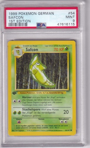 1999 Pokemon German Base Set No. 54 Safcon First Edition PSA 9 | eBay