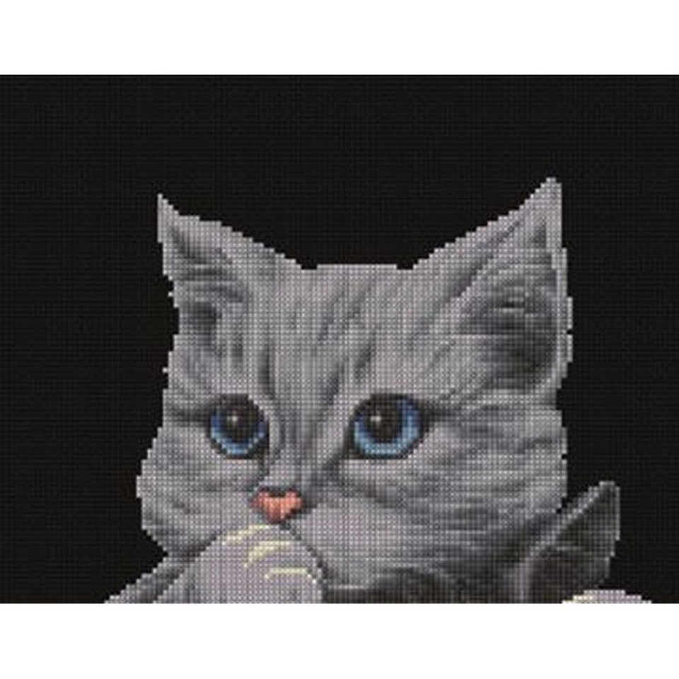 Cross-stitch kit thea gouverneur DSB029-05 See, Hear, Talk 30x45cm ...