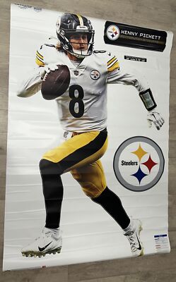 Pittsburgh Steelers Kenny Pickett Fathead Decal 48x78 | eBay