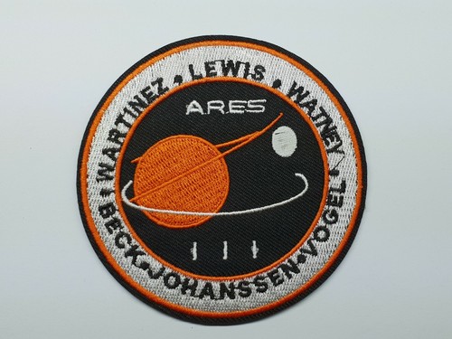 The Martian mission Patch iron on or sew on Patch Movie Ares Mark ...