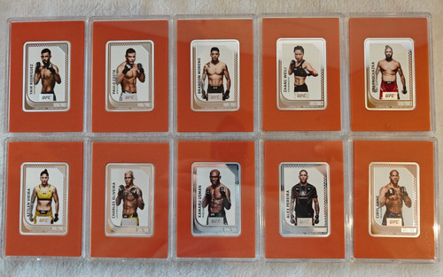 2024 Mint Trading Coins UFC Full ORANGE Set - Mintage 150 each coin | eBay