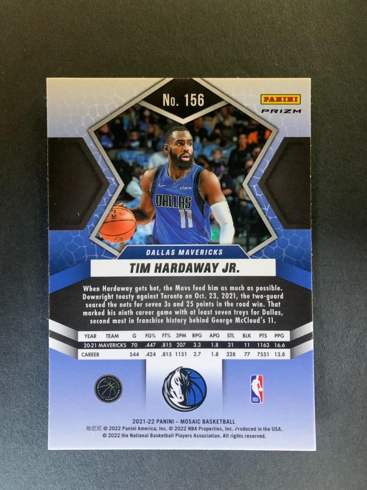 2021-22 Panini Mosaic Basketball #156 Tim Hardaway Jr. Fast Break ...