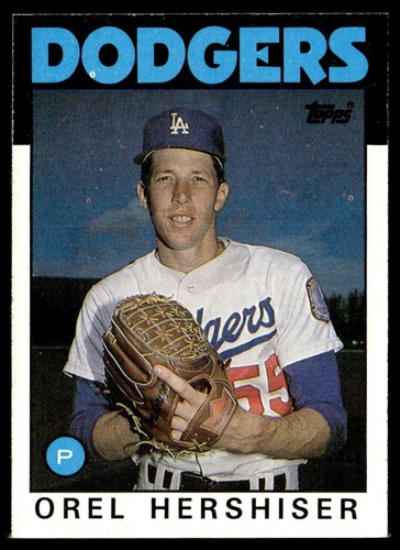 1986 Topps Orel Hershiser Los Angeles Dodgers #159 | eBay UK