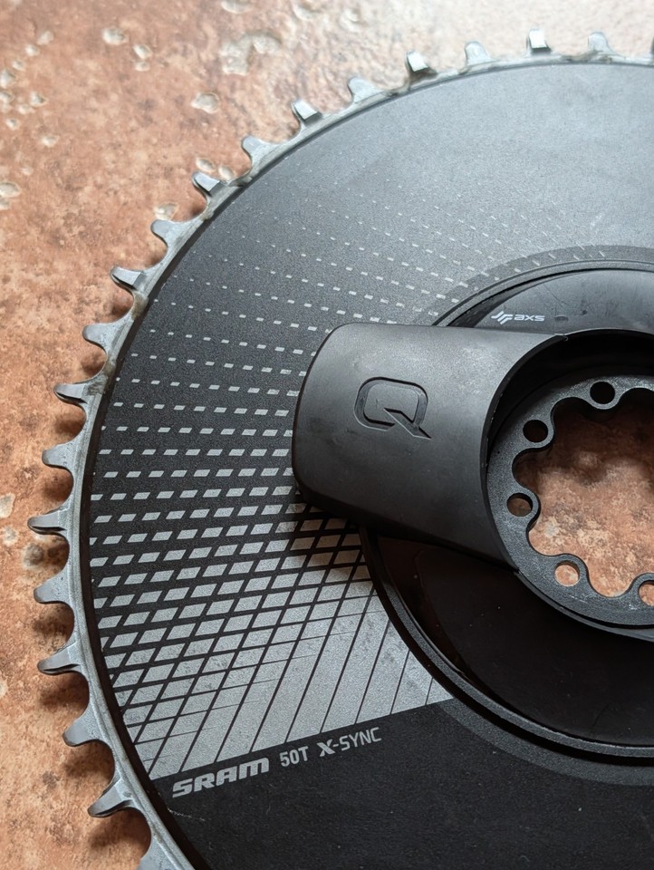 SRAM Red AXS Speed Aero Quarq Power Meter Chainring Direct Mount 50T | eBay
