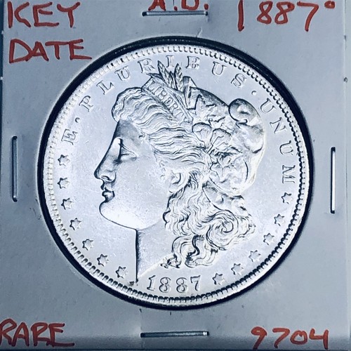 1887 O MORGAN SILVER DOLLAR HI GRADE GENUINE U.S. MINT RARE KEY COIN ...