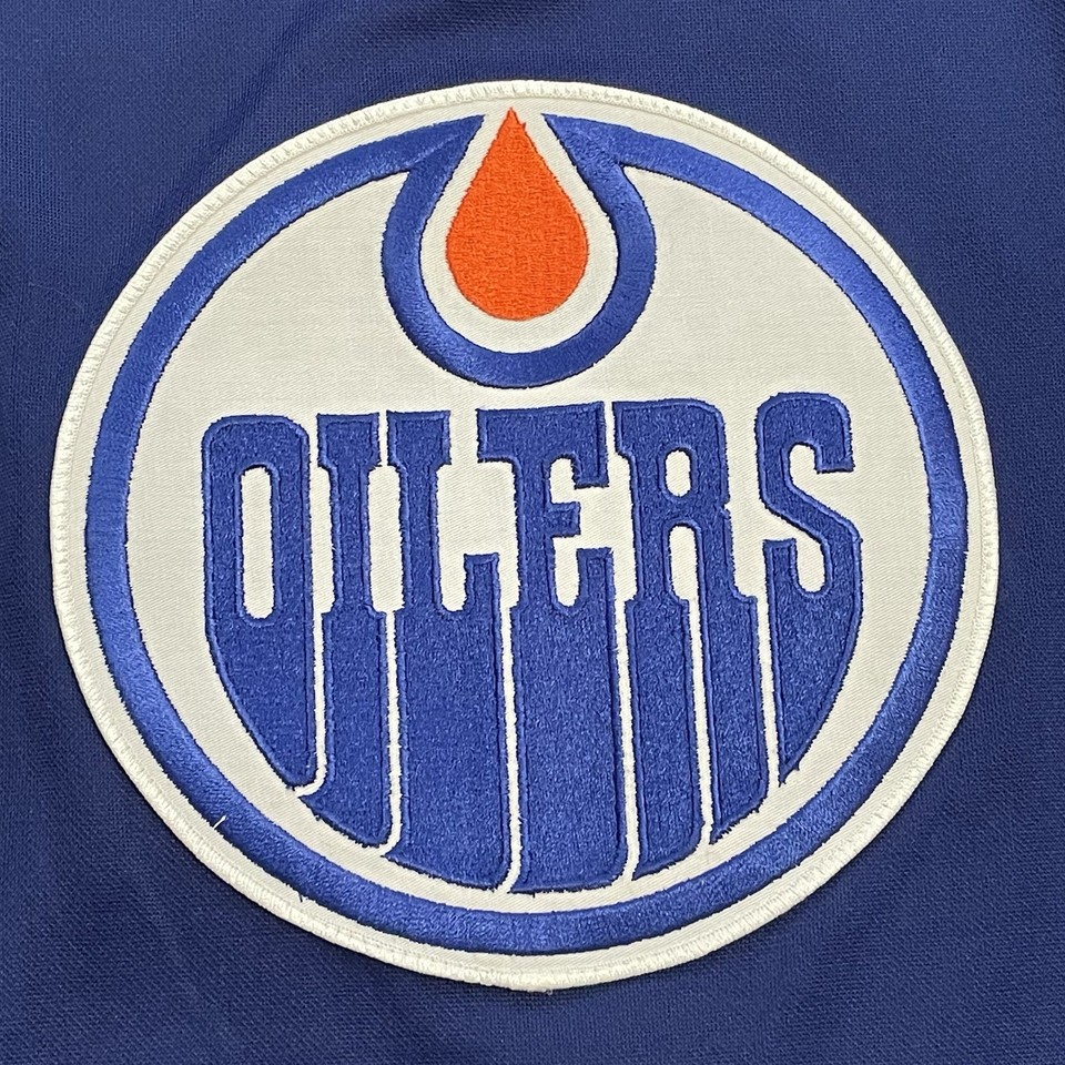 Vintage 1990s Edmonton Oilers Blue Orange CCM Hockey Jersey White XL | eBay