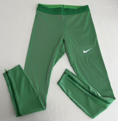 Nike Pro Elite Official Track Field Large Green Tights AO8496-000 Made ...