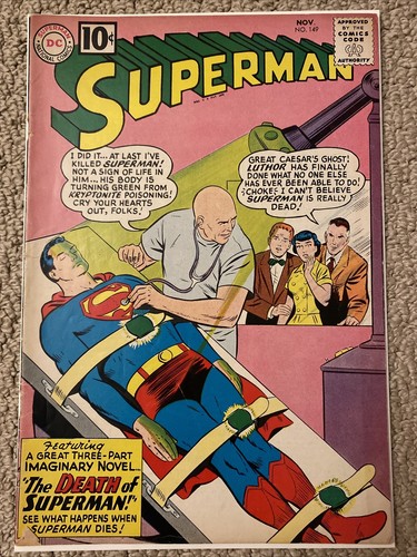 Dc Superman Vol 1 #149 1961 VGFN | eBay