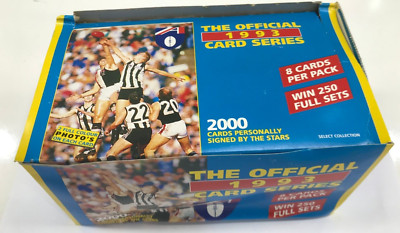 1993 Select AFL Trading Card Series Factory Box(50 Packs)-The FIRST ...