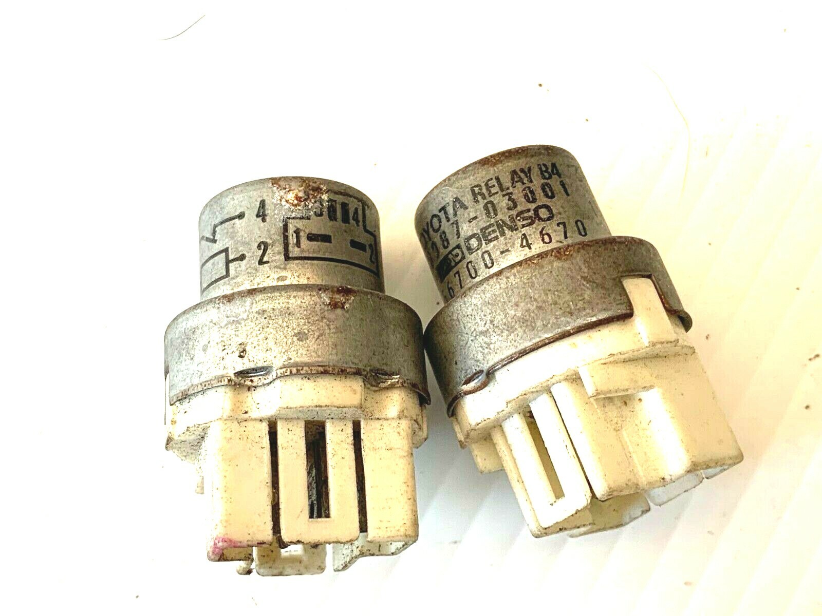 Set of 2 Toyota Lexus Cooling Fan Control Relay 90987-03001 056700-4670 ...