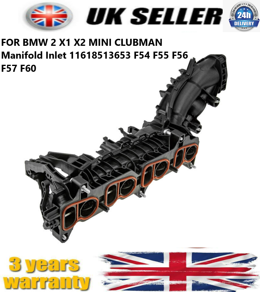 BMW 2 X1 X2 MINI CLUBMAN Manifold Inlet 11618513653 F54 F55 F56 F57 F60 ...