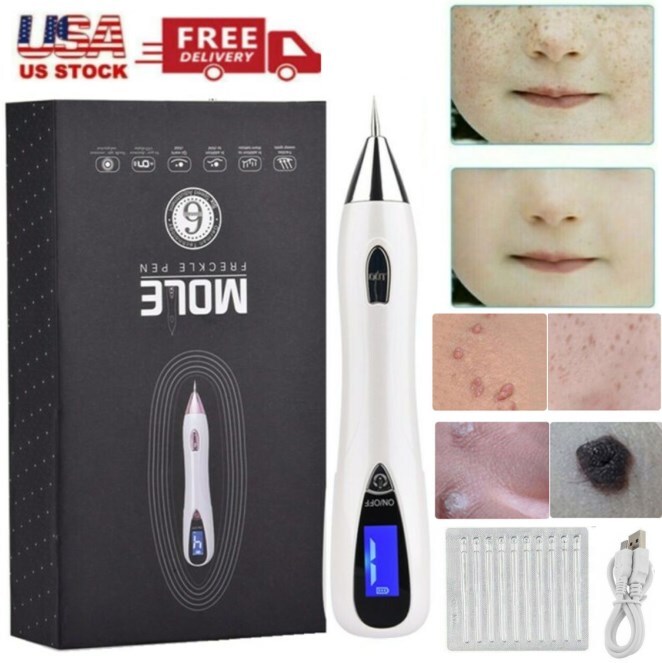 Laser Plasma Pen Skin Tag Mole Freckle Removal Dark Spot Tattoo Wart ...