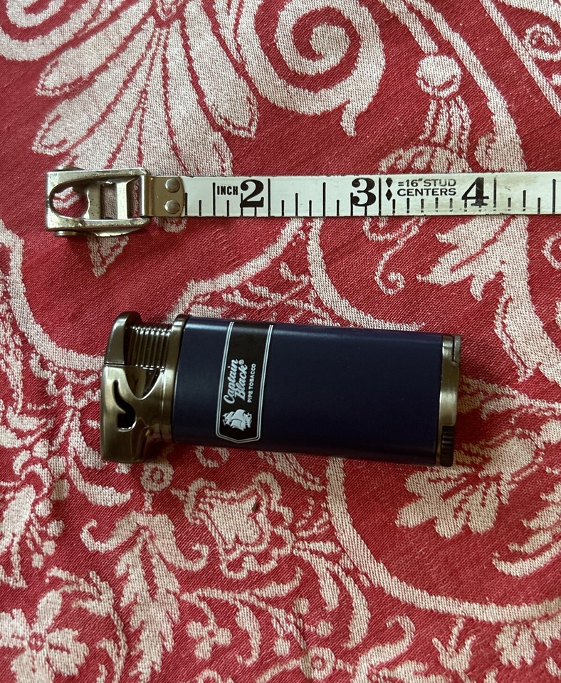 Captain Black Refillable Lighter. No fluid In This lighter. NEW! | eBay