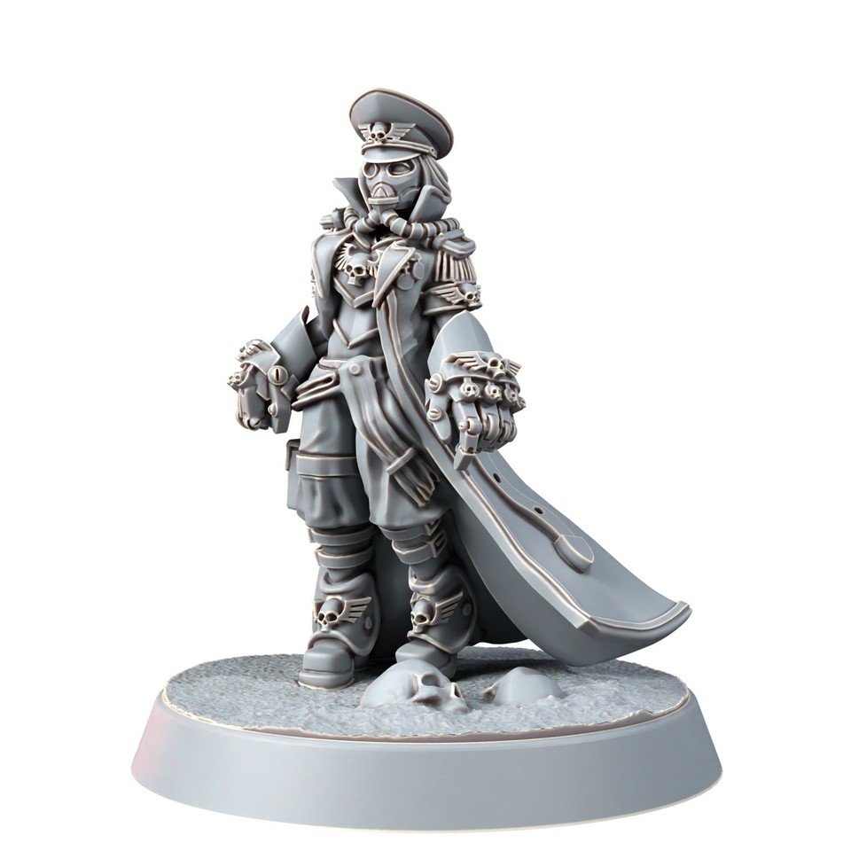 IMPERIAL FEMALE COMMISSAR WITH FISTS OF POWER | eBay