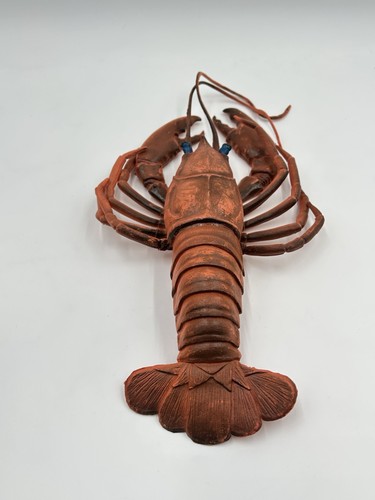 Vintage AAA Animals Rubber Lobster Crawfish Figure Realistic Large Toy ...