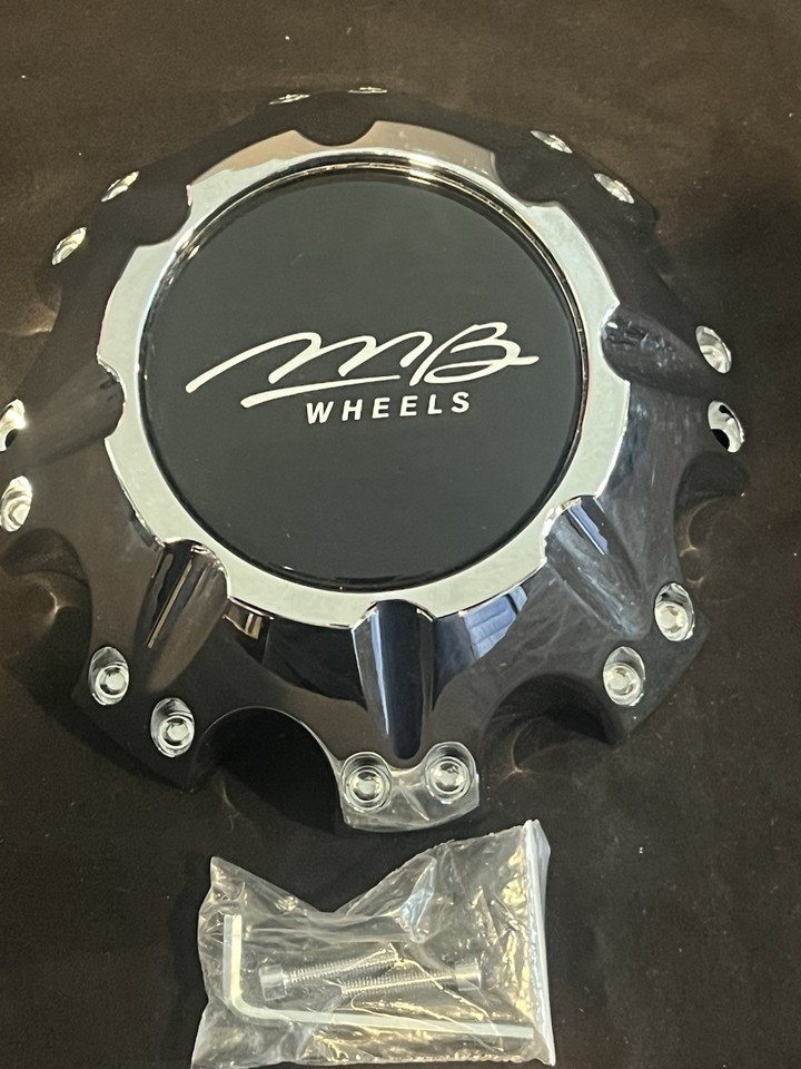MB Motorsports VORTEX Wheels Chrome Wheel Rim Hub 8 Lug Cover Center ...