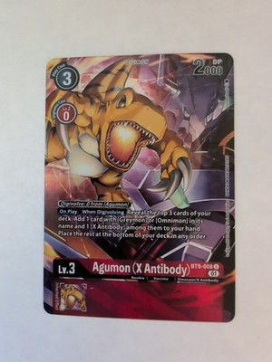 Digimon X-Record Uncommon Agumon (X Antibody) BT9-008 [Alternate Art] | eBay