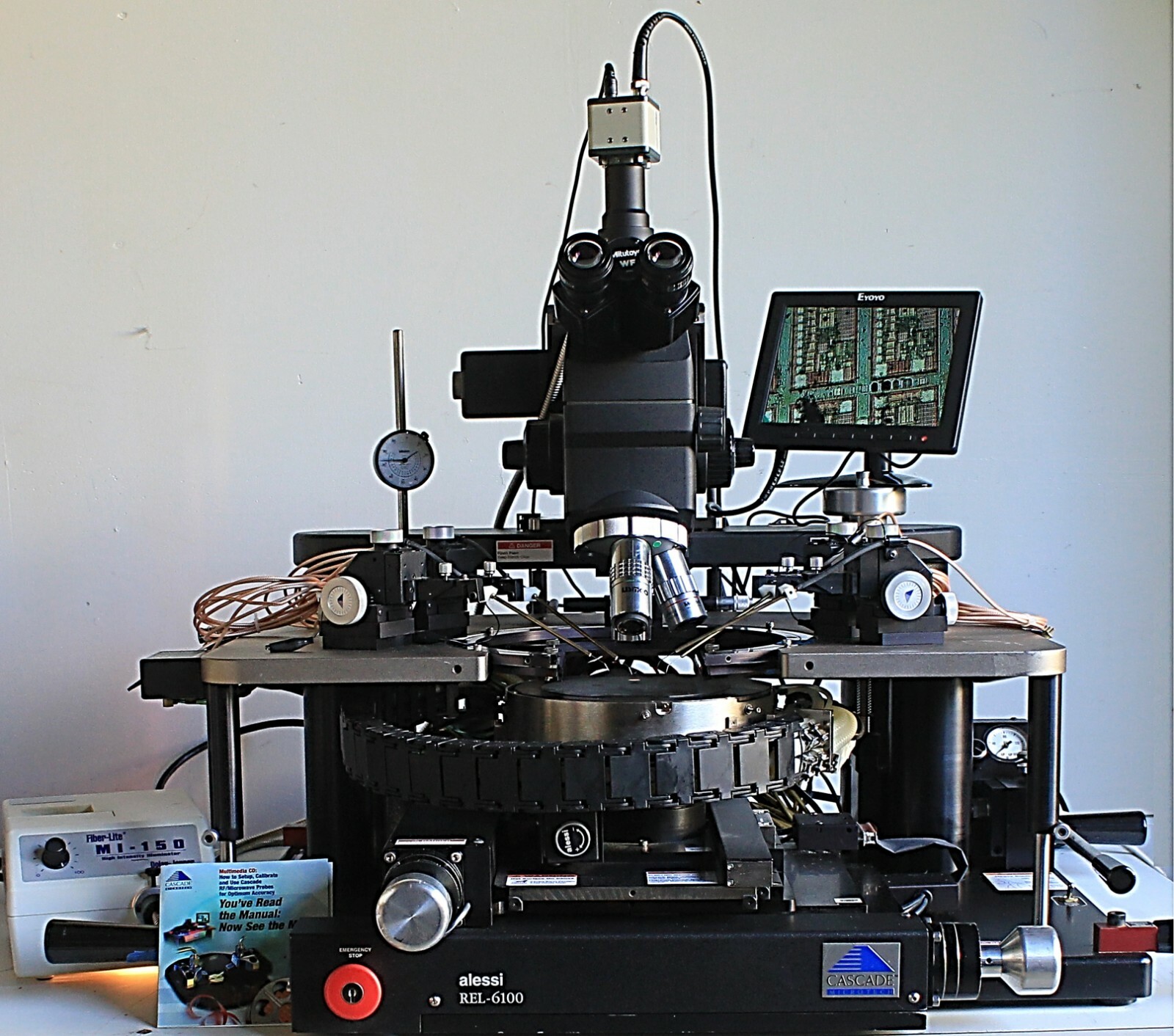 Cascade Microtech REL 6100 8" Manual Prober Probe Station for DC RF 1 ...