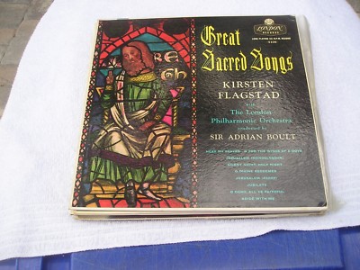 GREAT SACRED SONGS, KIRSTEN FLAGSTAD, LONDON PHIL, SIR ADRIAN BOULT ...