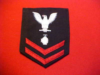 US Navy - 2nd Class Utilities Man crow - Serge for winter E-5 | eBay