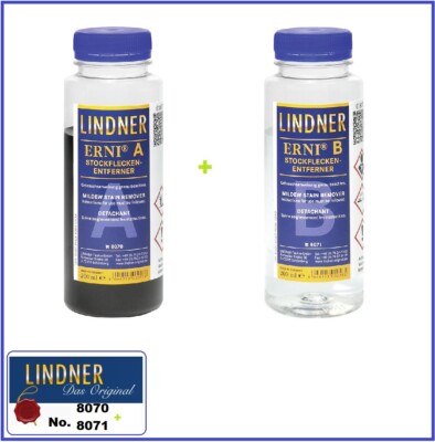 Banknote Cleaner Stain Remover LINDNER 8070 + 8071 ERNI A + B | eBay