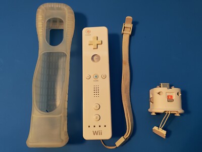 OEM Official Controller Wii/Wii U Remote White Wiimote & Motion Plus ...