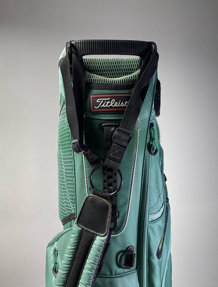 Titleist Players Stand Bag Green 3-Way Divide Single Strap Golf Bag | eBay