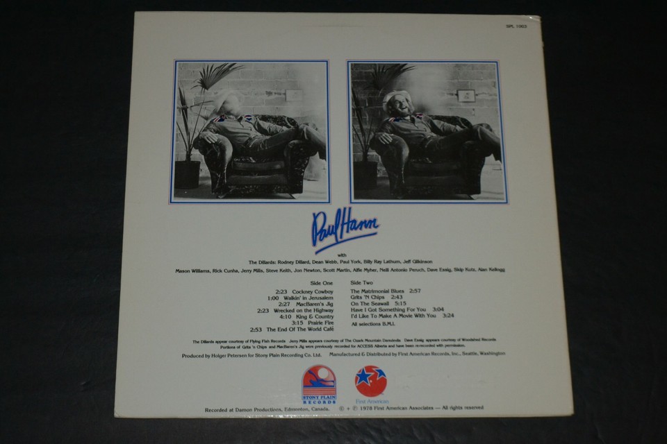 Paul Hann~Self-Titled LP~1978 Country / Blues Rock~FAST SHIPPING! | eBay