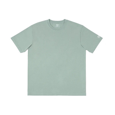2024 Summer New 250G 100% Cotton Fabric T-Shirt Men High Quality Solid ...