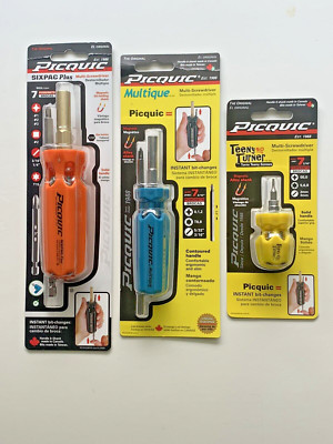 PICQUIC SIXPAC Plus, MULTIQUE, TEENY TURNER - Multi Bit Screwdrivers | eBay