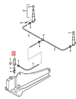 Genuine PORSCHE 911 Turbo 997 Pump For HeadlightWasher System ...