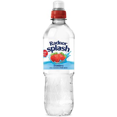 Radnor *SPLASH* Strawberry Flavoured Water 24x500ml | eBay UK