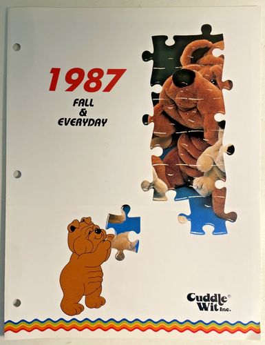 1987 Cuddle Wit Stuffed Plush Toy Catalog Bears & animals Vintage | eBay