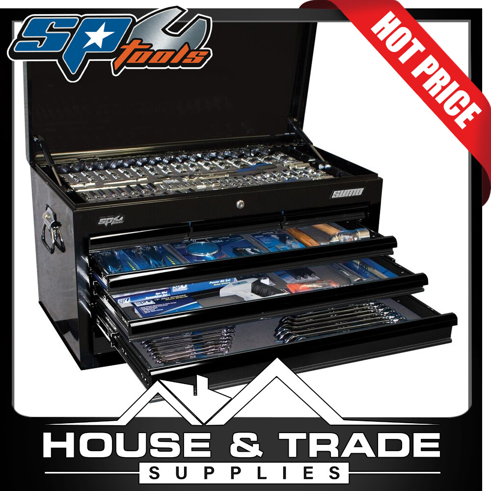 SP Tools Tool Kit 406 Piece Metric/SAE Sumo Series BLACK SP50170 | eBay ...
