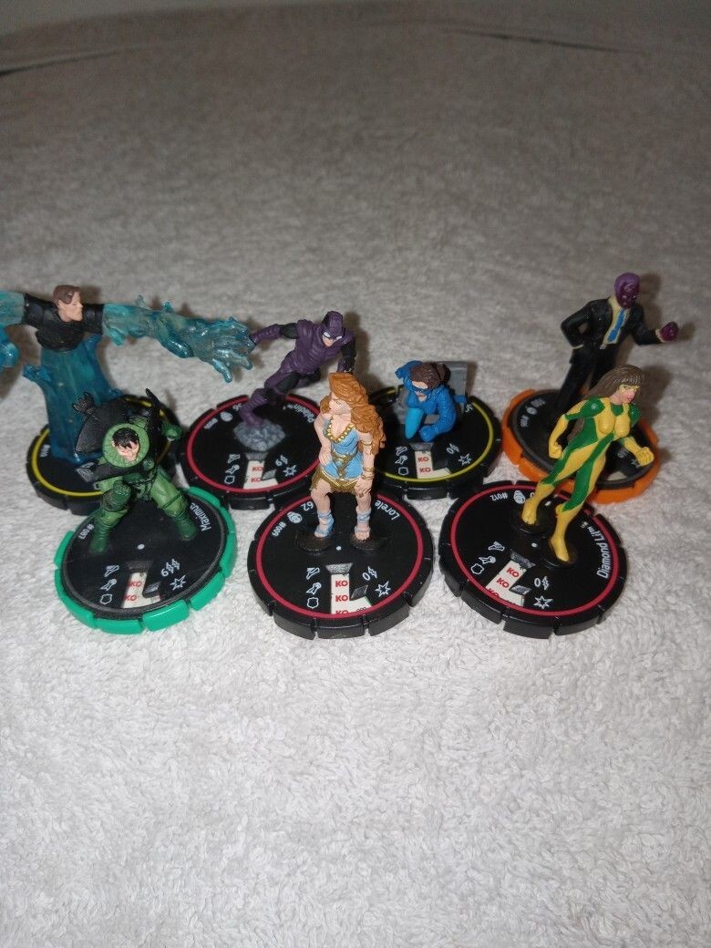 Lot Of 7 New Mini Collectable 2005-2006 WIZARDS Figures - FREE SHIPPING ...