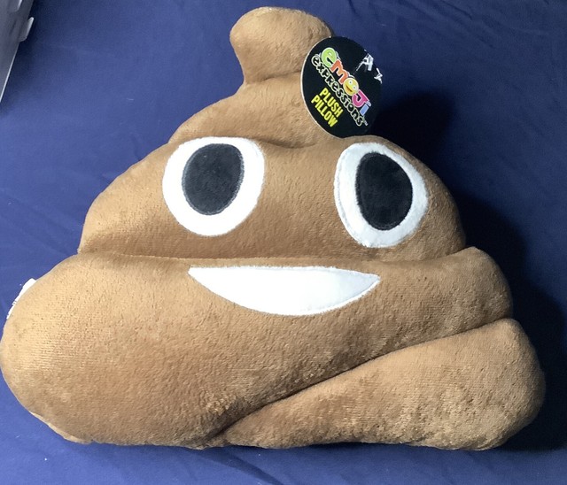 Rainbow Poop Emoji Emoticon Cushion Pillow Stuffed Plush Toy Doll Face ...