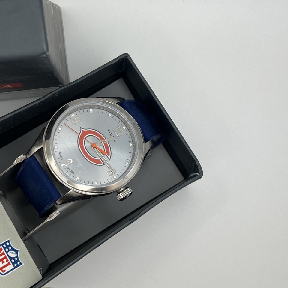 Timex Women NFL Clutch Chicago Bears Watch 40MM | eBay