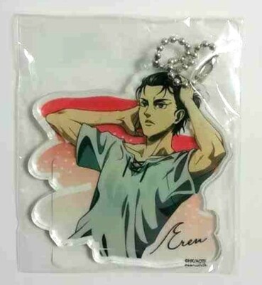 Attack On Titan Kuji Mate Acrylic Keychain Strap Charm Eren Yeager ...