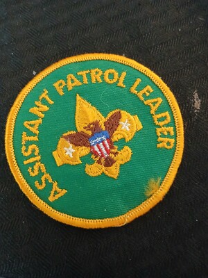 Assistant Patrol Leader - Boy Scouts - Vintage - Iron On - BSA Emblem ...