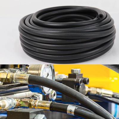 Car Rubber Flexible Black NBR FuelLine Oil Gas Hose Diesel Engine Pipe ...