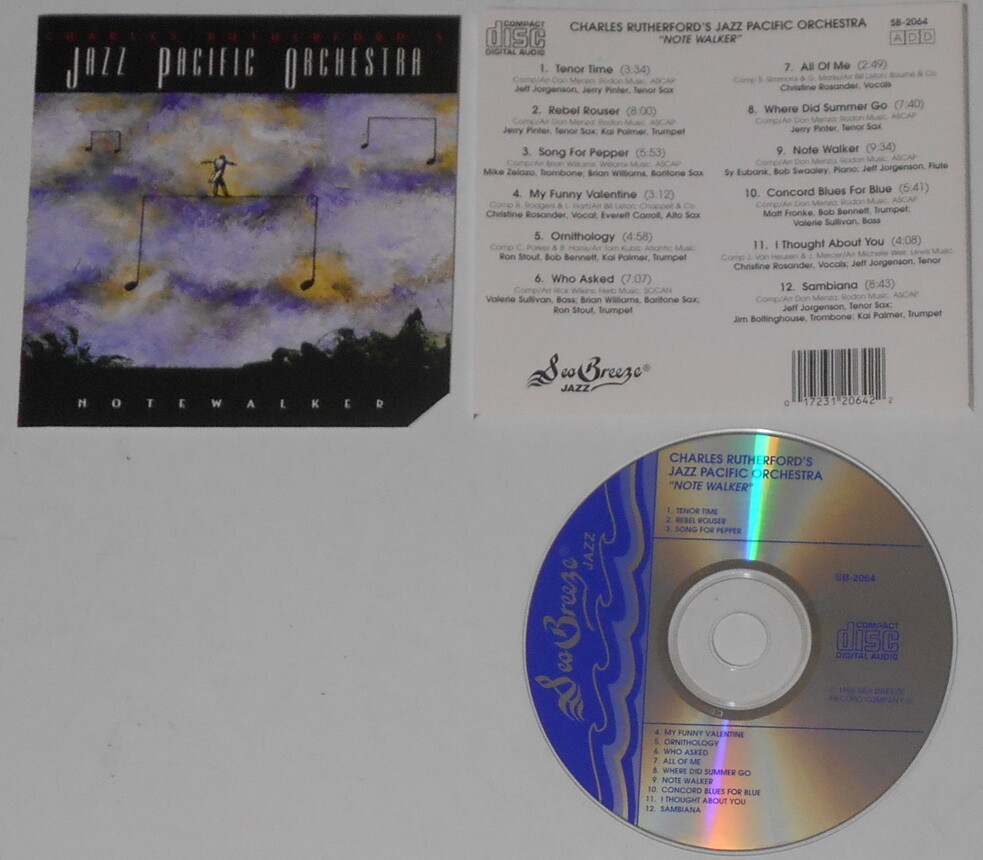 Charles Rutherford Jazz Pacific Orchestra - Notewalker - U.S. cd | eBay