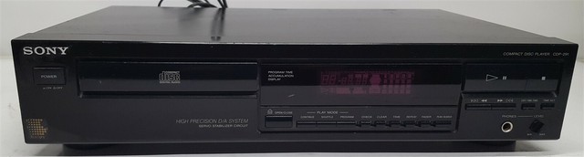RARE Sony Cdp-291 CD Disc Player Made in Japan 100 Working for sale ...