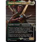 ARAGORN, COMPANY LEADER (BORDERLESS) X4 The Lord Of The Rings Magic MTG ...