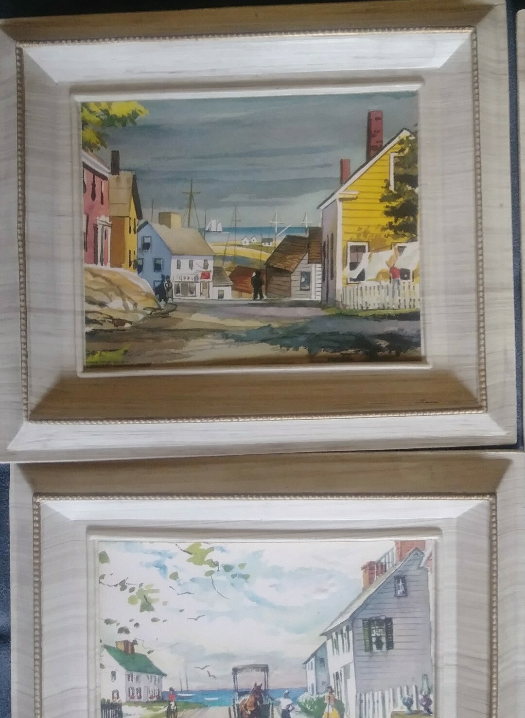 Vintage Donald Art Company Lithograph Art Prints On Frame 7.75"×6.75 ...