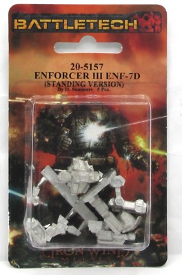 Battletech 20-5157 Enforcer III ENF-7D (Standing Version) Medium Mech ...