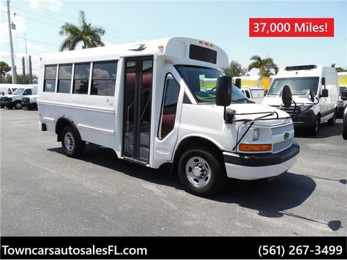 2014 Micro Blue Bird Passenger SCHOOL BUS Van SHUTTLE BUS-37,000 Miles ...